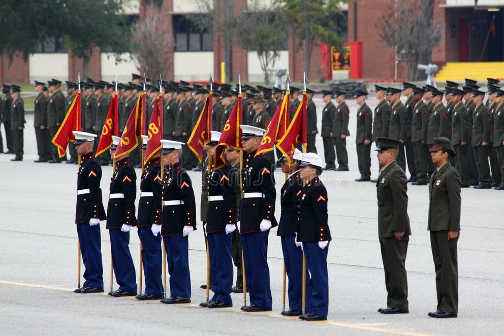 USMC Graduation Honor Recruits Editorial Stock Photo - Image of ...
