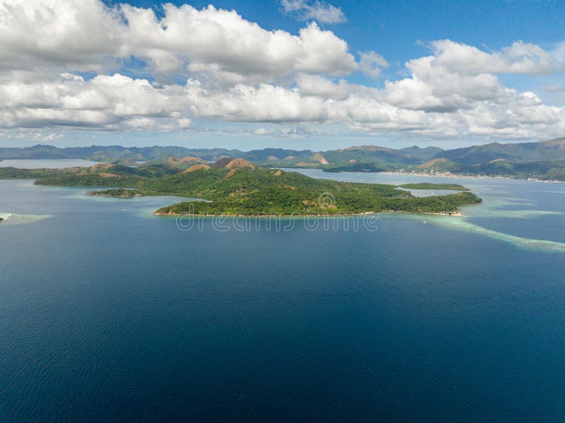 Uson Island in Coron, Philippines. Stock Photo - Image of tropical ...