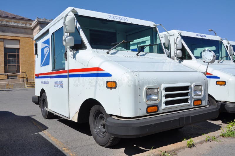USPS postal vehicle editorial image. Image of auto, delivery - 24112230