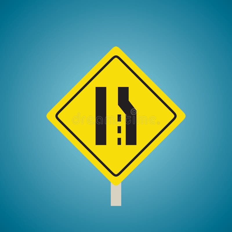 Freeway ends sign stock illustration. Illustration of roadway - 51941288