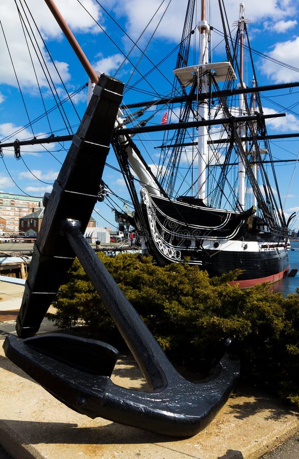 USS Constitution editorial photo. Image of anchor, boat - 25518081