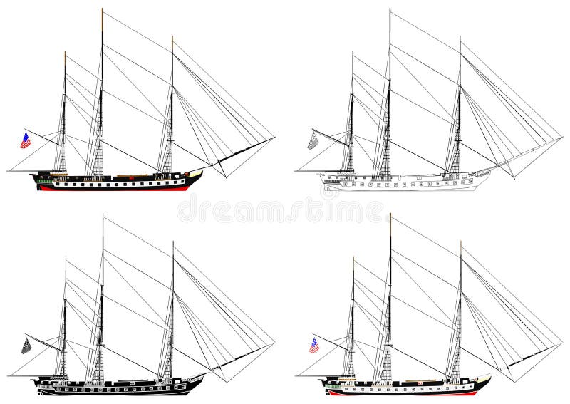 Uss Constitution Drawings