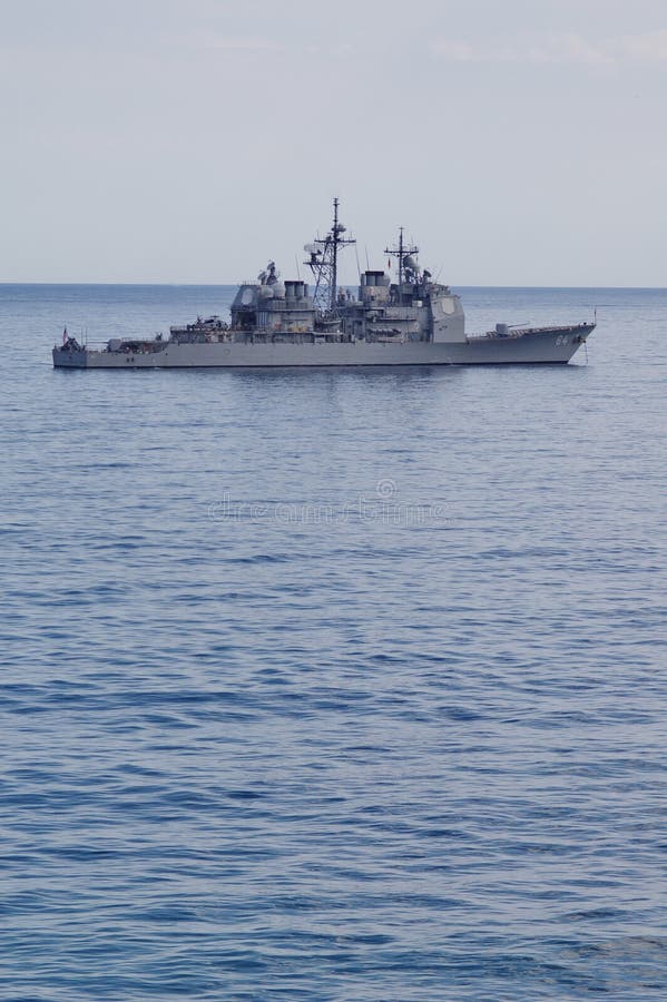 USS Gettysburg stock image. Image of warship, destroyer - 19825987
