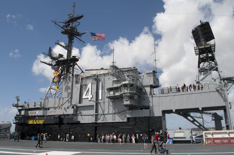 USS Midway editorial image. Image of city, bridge, navigational - 69775950