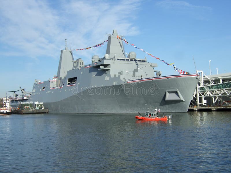 USS New York stock image. Image of harbor, military, defend - 12736997
