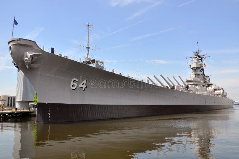 USS Wisconsin Battleship editorial image. Image of virginia - 24704125
