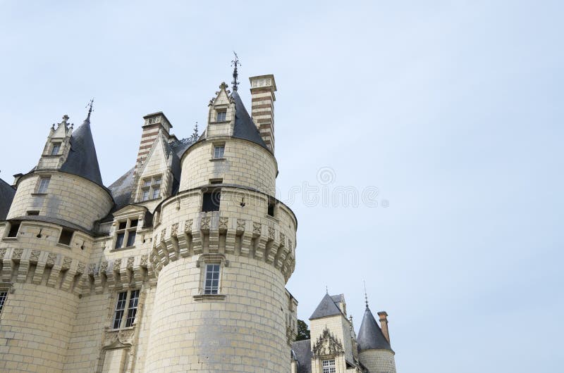 Usse stock image. Image of castle, chateaux, architecture - 26802673