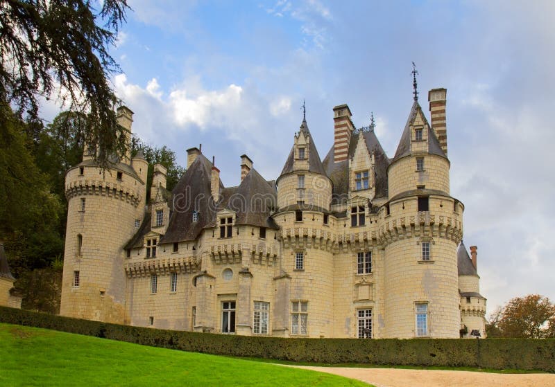 Usse chateau stock image. Image of historical, landmark - 28141817