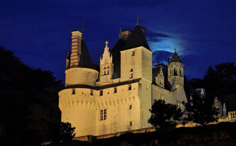 Castello Di Usse, Loire Valley, Francia Fotografia Stock - Immagine di ...