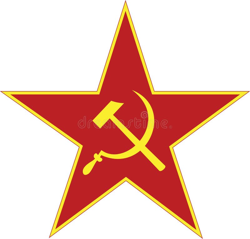 Ussr star isolated stock illustration. Illustration of logo - 63415693