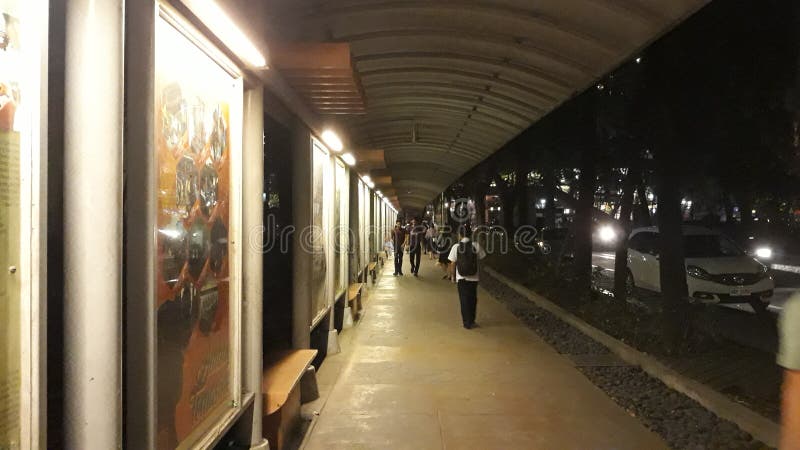 UST Covered Walk editorial stock photo. Image of espana - 109808513