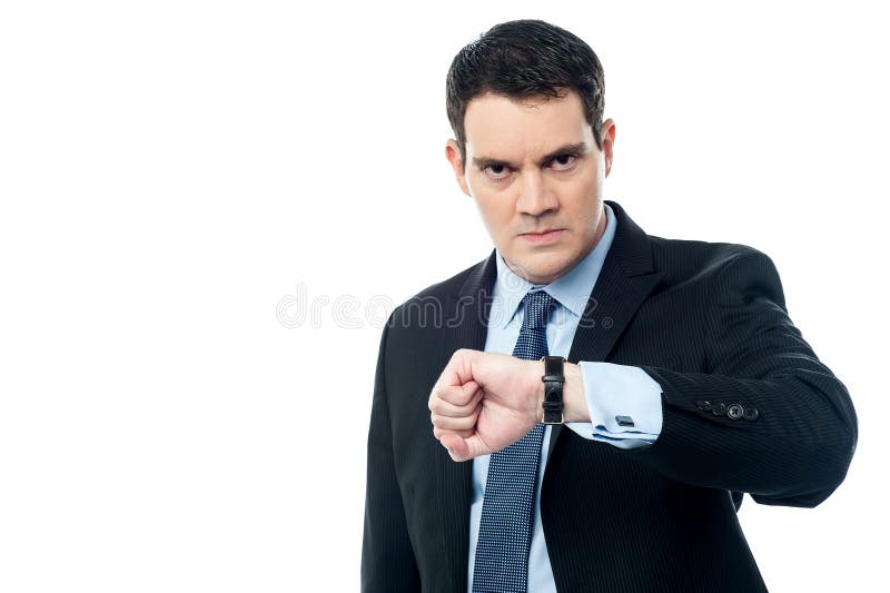 Usted Es Siempre Atrasado a La Oficina Imagen de archivo - Imagen de ...