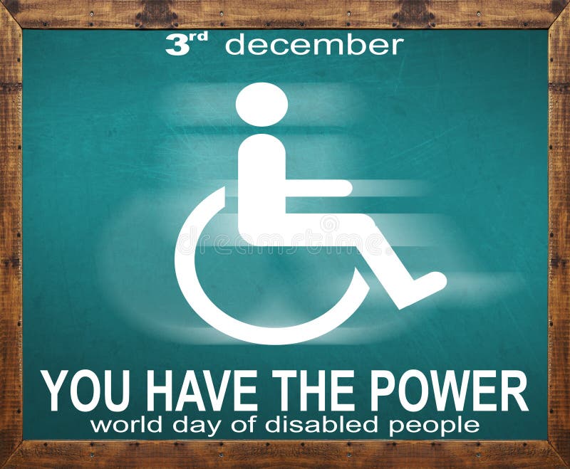 Usted Tiene El Poder Escrito En La Pizarra Azul Stock de ilustración ...