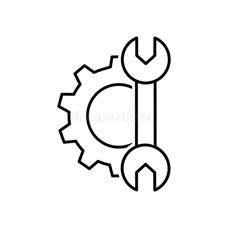?ustomisation Vector Icon. Customize Illustration Sign. Mechanical ...