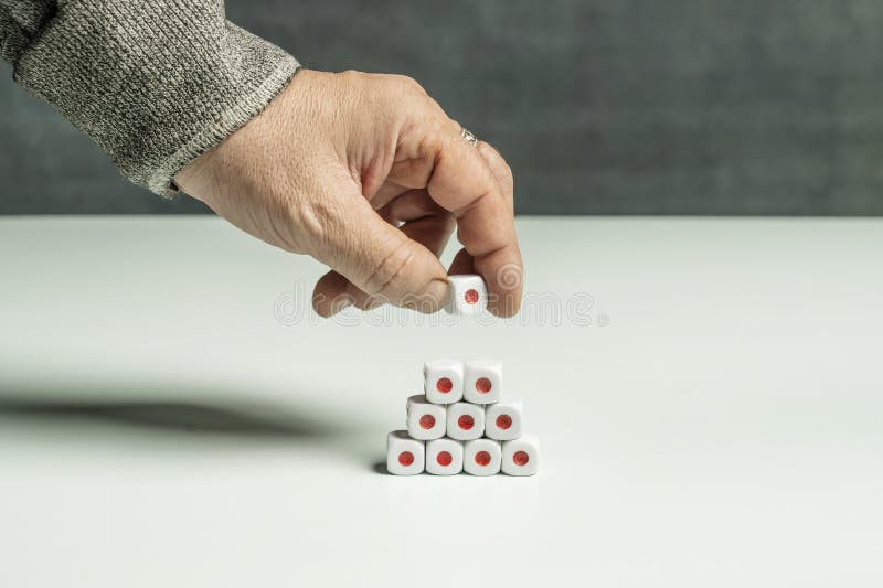 The Usual Dice are Small Cubes, between 8 and 25 Stock Photo - Image of ...