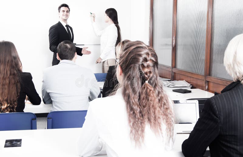Students Listen To Lecture in Audience Stock Photo - Image of listening ...