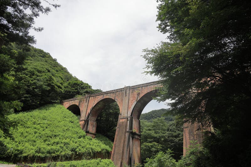 Usui Third Bridge Glasses Bridge Stock Image - Image of tree, arch ...
