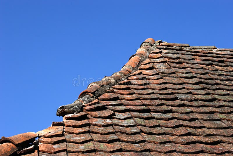 Niebo na dachu drewniane obraz stock. Obraz złożonej z alberta - 4340061