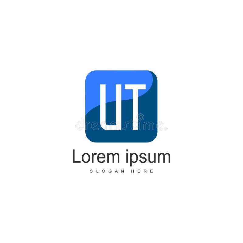 UT Letter Logo Design. Creative Modern UT Letters Icon Illustration ...