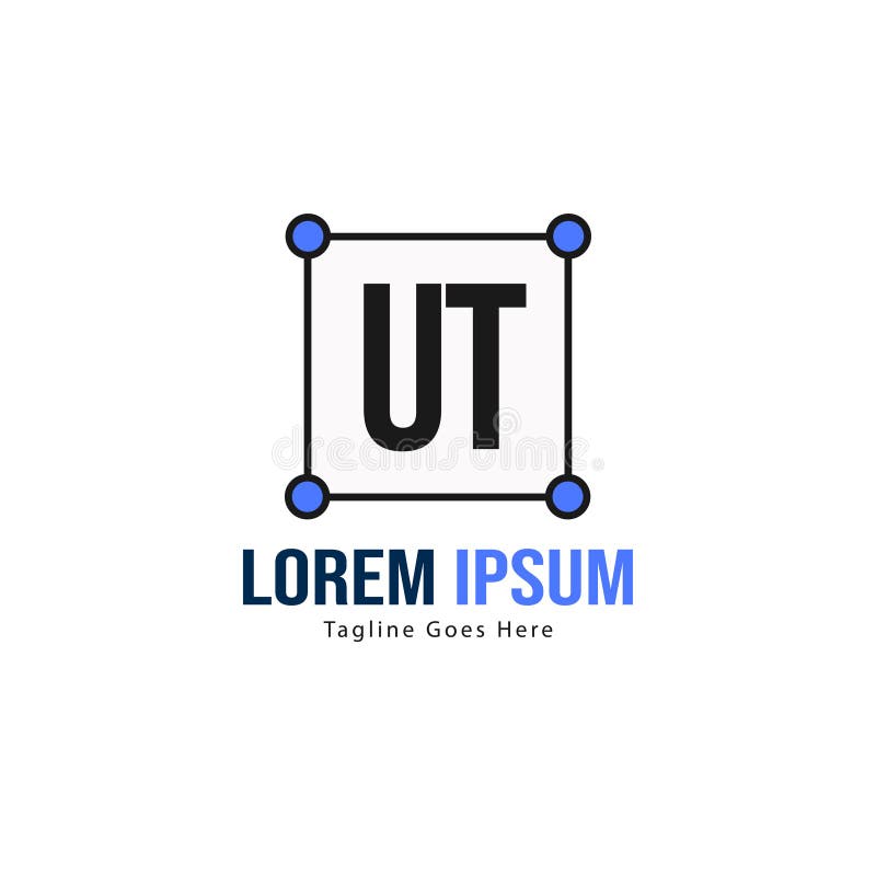 UT Letter Logo Design. Creative Modern UT Letters Icon Illustration ...