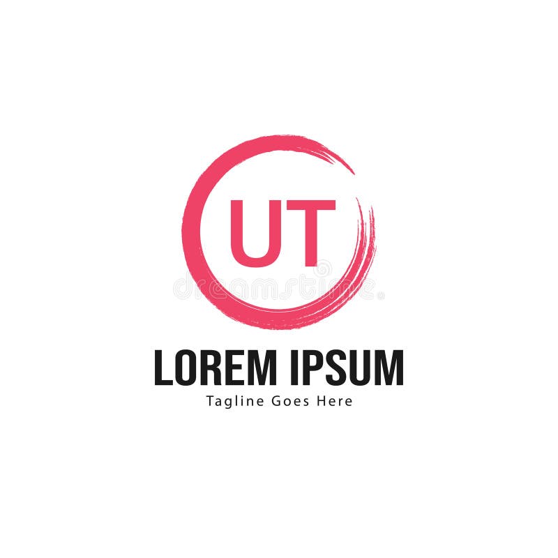 UT Letter Logo Design. Creative Modern UT Letters Icon Illustration ...
