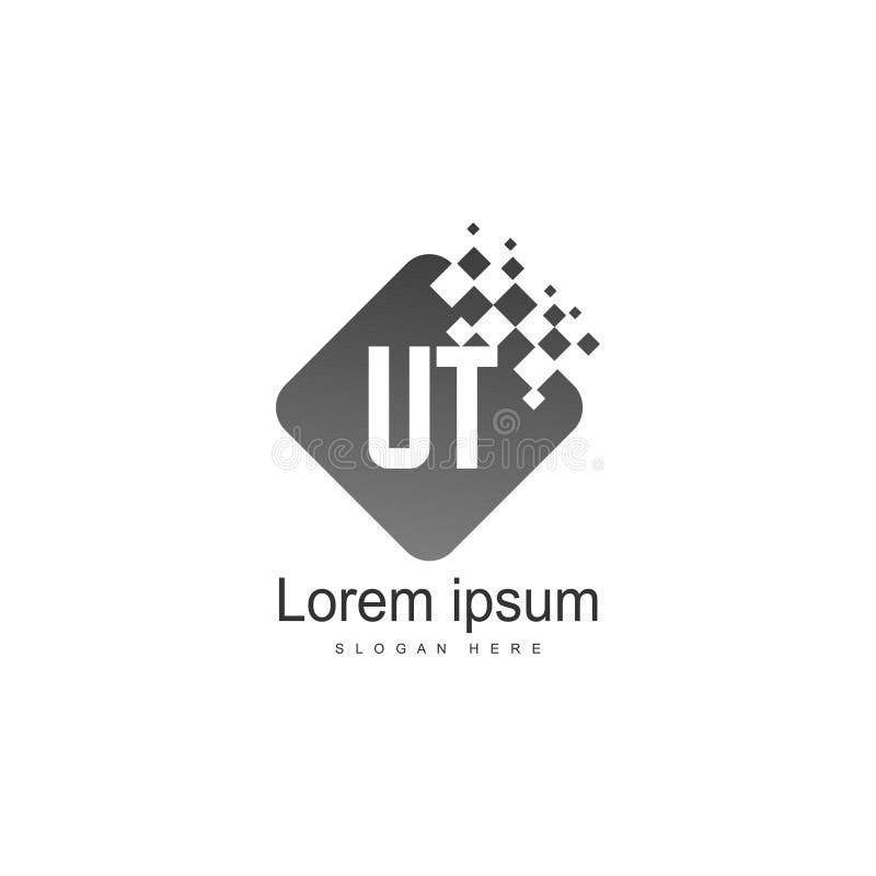 UT Letter Logo Design. Creative Modern UT Letters Icon Illustration ...
