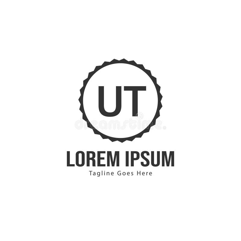 UT Letter Logo Design. Creative Modern UT Letters Icon Illustration ...