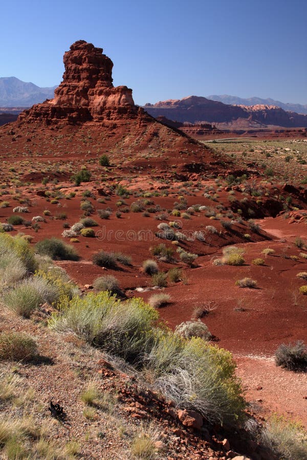 Desert Landscape Near St. George Utah, USA. Stock Image - Image of ...