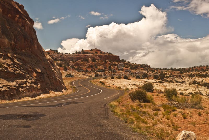 Utah Highway stock image. Image of highway, utah, scenery - 10477135
