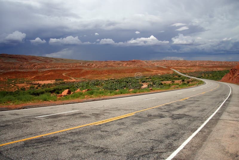 Utah Highway stock photo. Image of mountain, path, street - 15815624