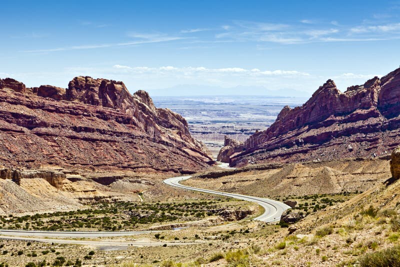 Utah Highway Gorge stock image. Image of rugged, bluff - 21208289