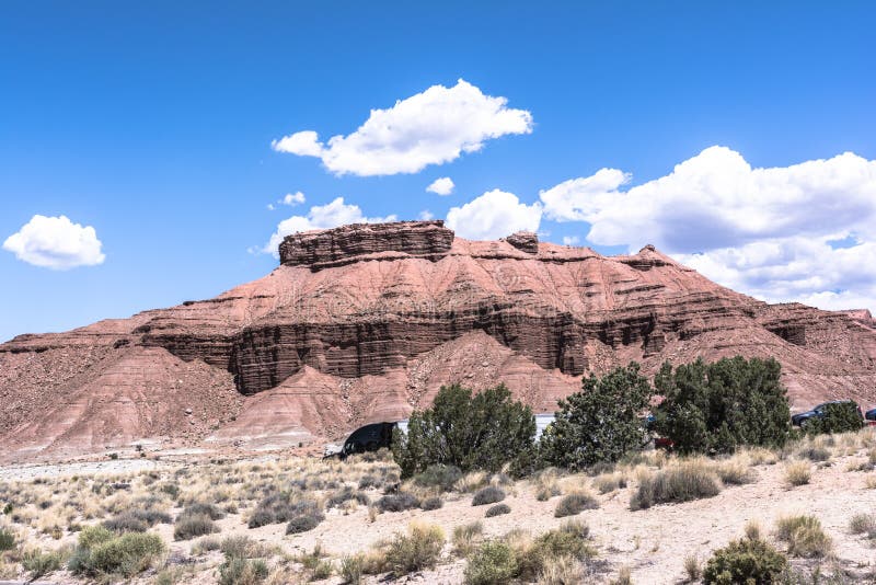 Landscape from Interstate 70, Utah Stock Photo - Image of desert, road ...