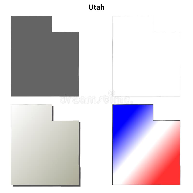 Utah Map Outline Vector Design Template. Editable Stroke Stock Vector ... Utah Map Outline Vector Design Template. Editable Stroke Stock Vector ...