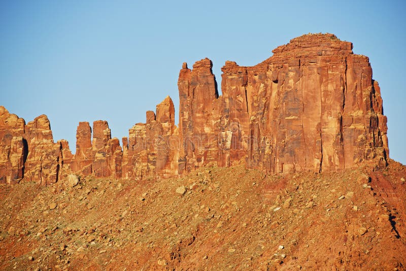 Utah Sandstone Monuments stock image. Image of landscape - 31619415
