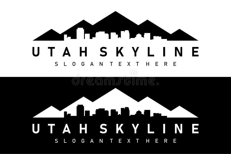 Utah Skyline Illustration Design Vector Stock Vector - Illustration of ...