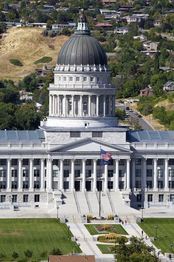 Utah State Capitol Building Stock Image - Image of city, government ...
