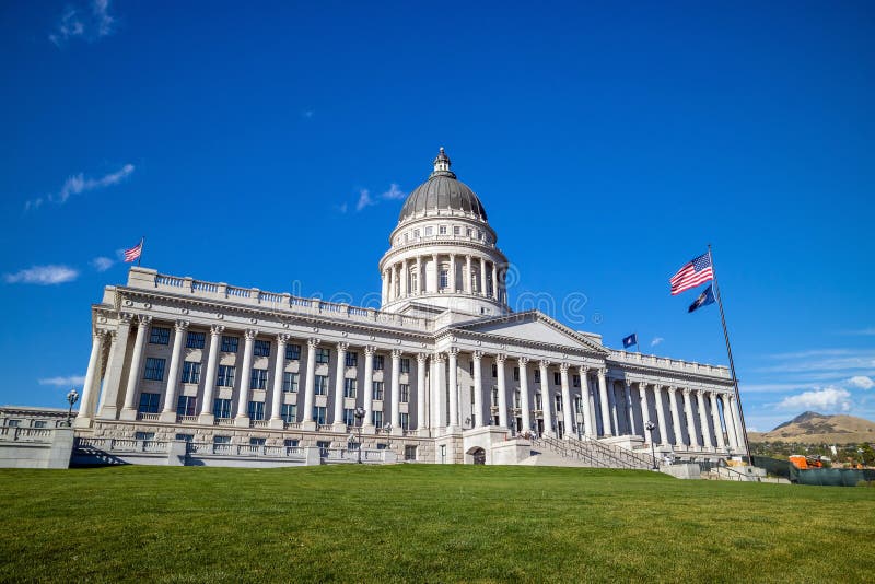 Utah State Capitol Building, Salt Lake City Stock Image - Image of lake ...