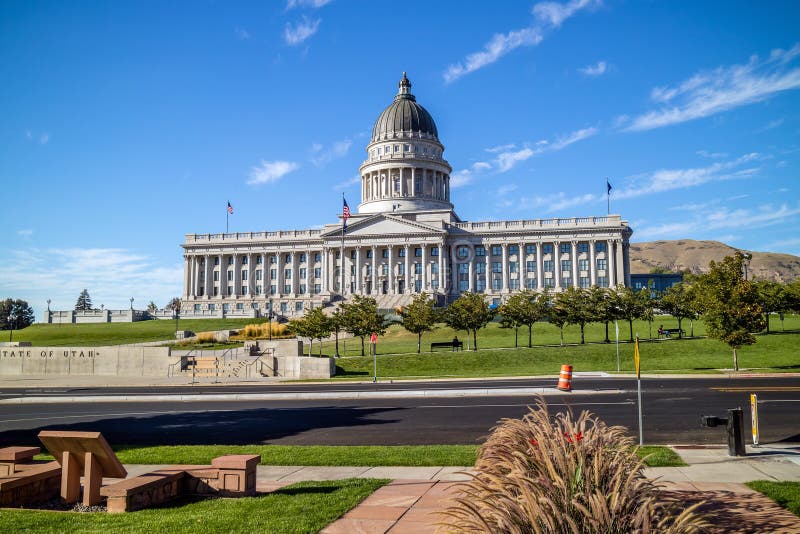 Utah State Capitol Building, Salt Lake City Stock Photo - Image of ...