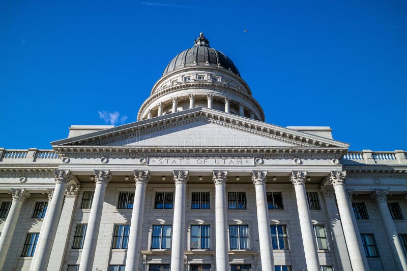 Utah State Capitol Building, Salt Lake City Stock Image - Image of ...