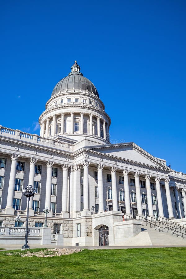 Utah State Capitol Building, Salt Lake City Stock Image - Image of ...