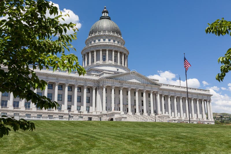 Utah State Capitol Building, Salt Lake City Stock Image - Image of ...