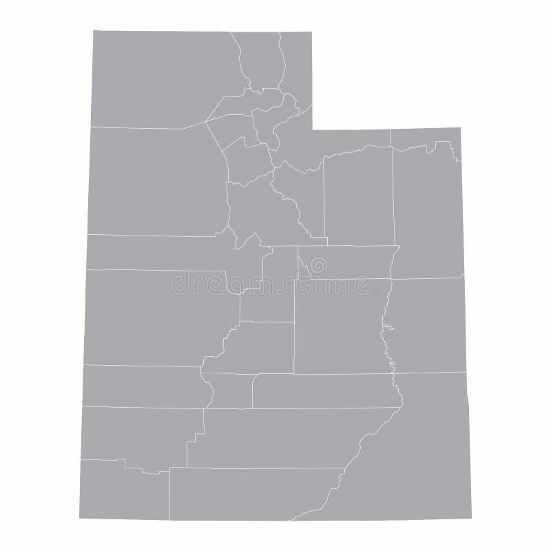 Utah Map Counties Stock Illustrations – 537 Utah Map Counties Stock ...