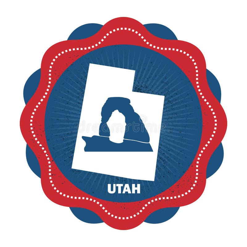 Utah State Map. Vector Illustration Decorative Design Stock Vector ...
