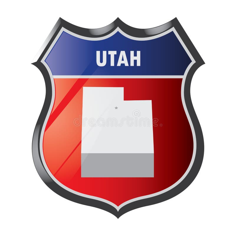 Utah State. Vector Illustration Decorative Design Stock Vector ...