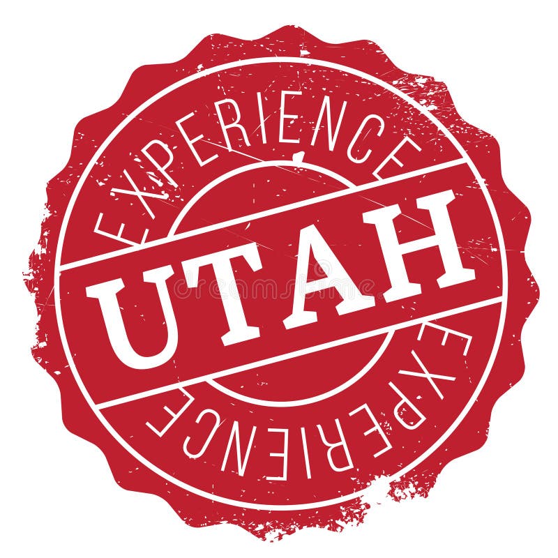 Erzeugnis des Staat Utahs vektor abbildung. Illustration von zustände ...