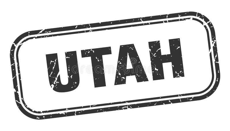 Utah-Stempel Utah Grunge Einzelzeichen Vektor Abbildung - Illustration ...