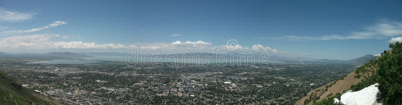 Utah Valley Panoramic stock photo. Image of mountain - 20117088