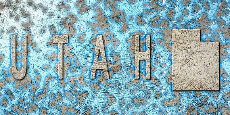 Utah Water Management Concept Stock Illustration - Illustration of ...