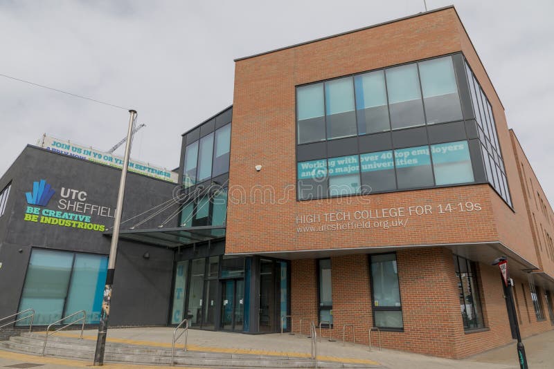 UTC Sheffield City Centre editorial stock image. Image of centre ...