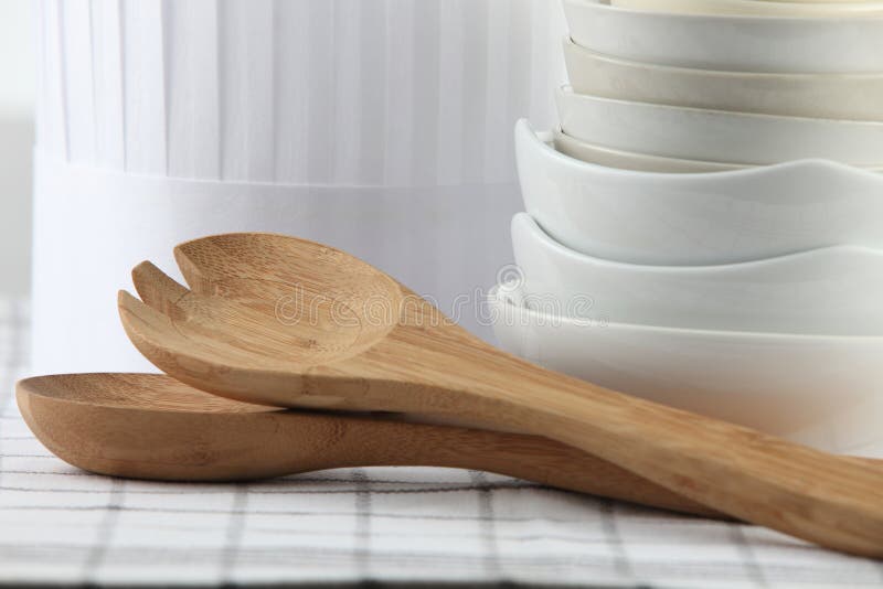 Utensil stock image. Image of elevated, view, wooden - 13055937